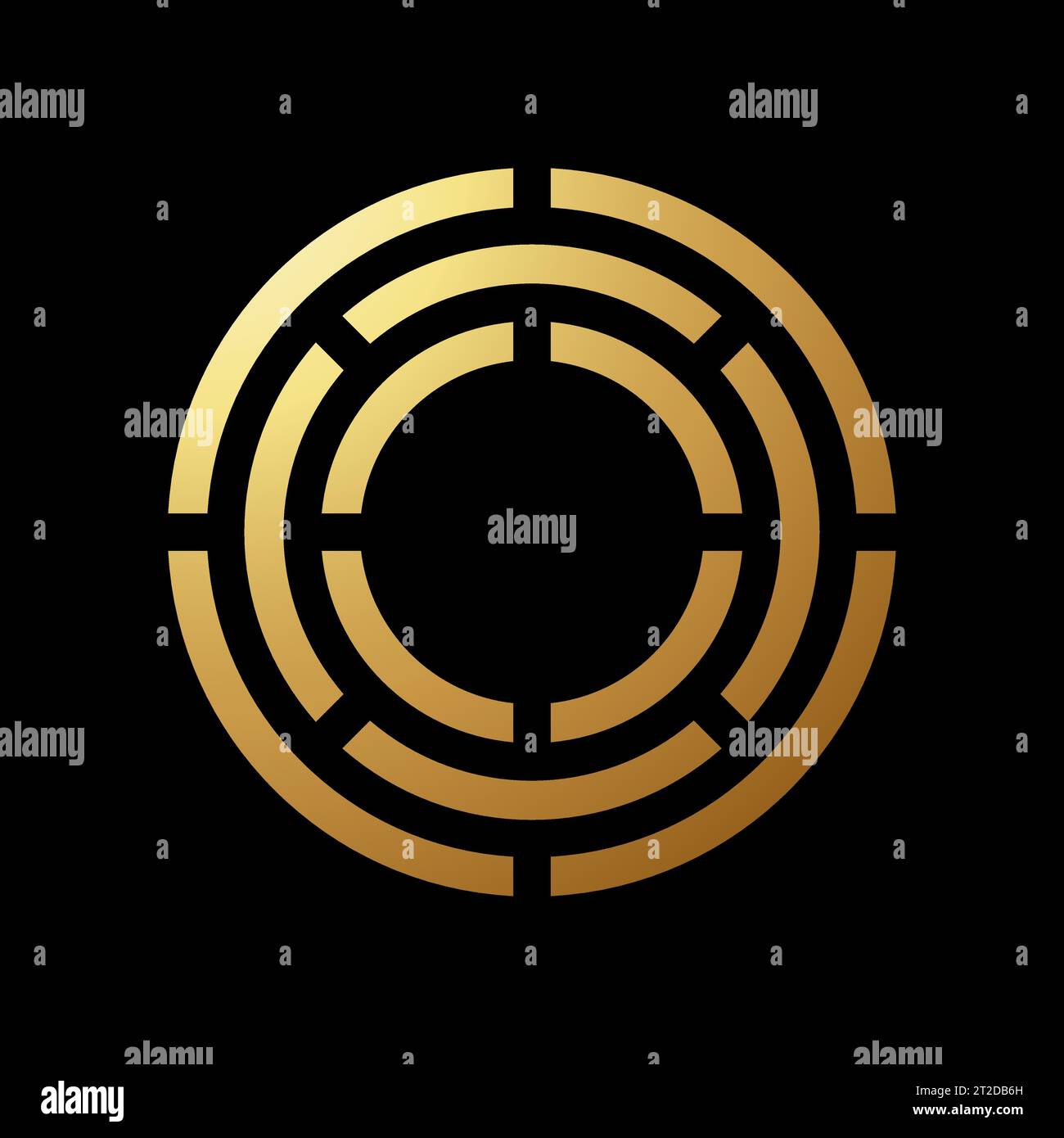 Gold maze Stock Vector Images - Alamy