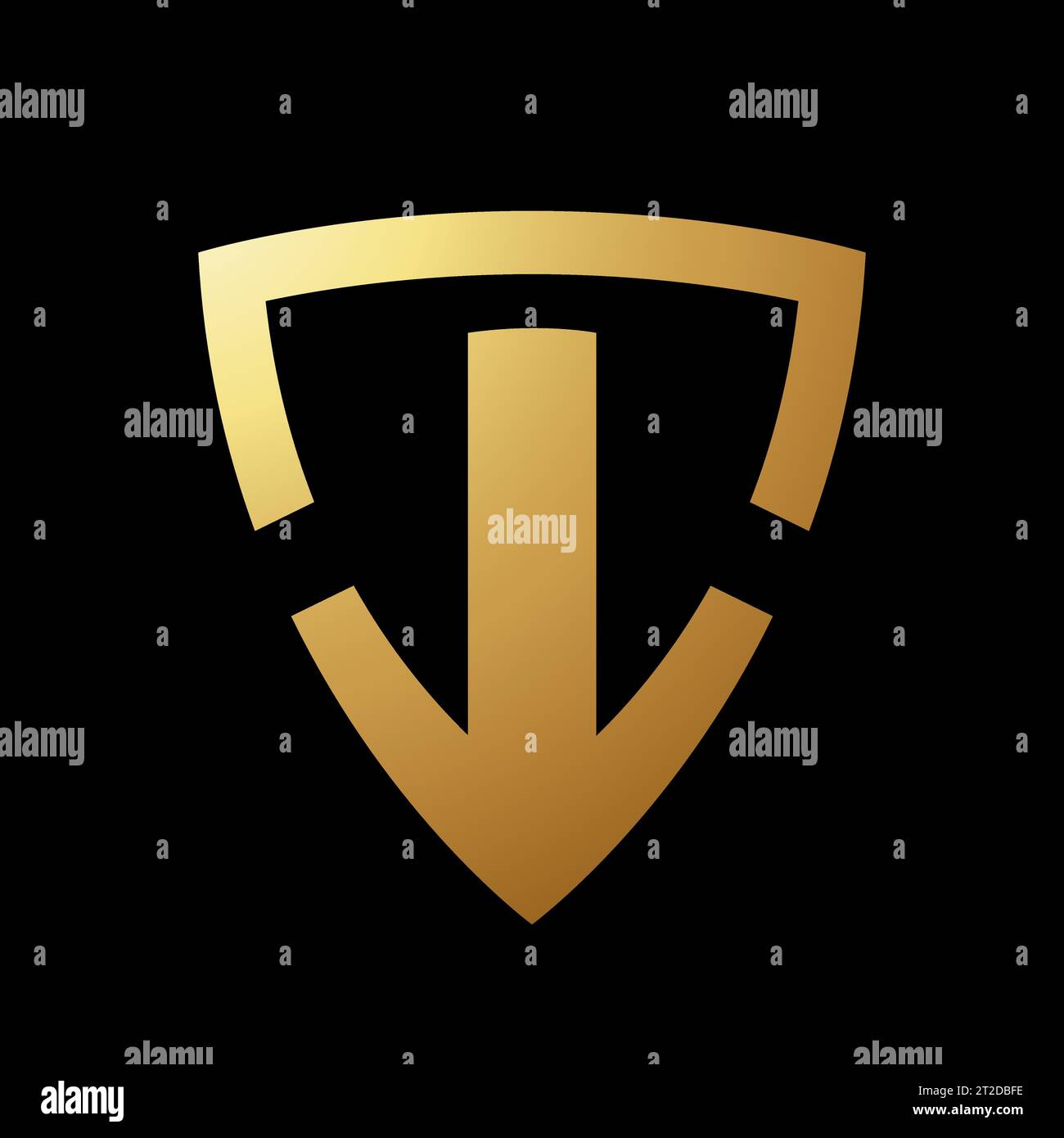Arrow shield drawing Stock Vector Images - Alamy