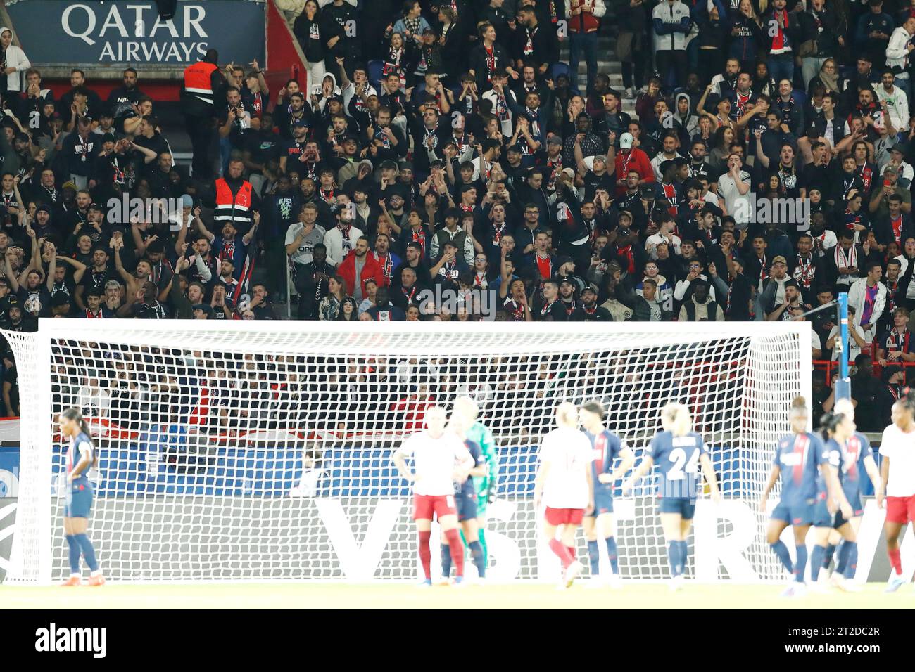 Paris, France. 18th Oct, 2023. Paris Saint-Germain's radical fans ...
