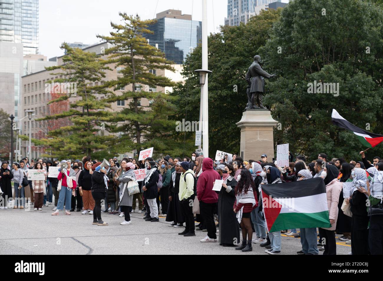 Toronto, Canada - 18 October 2023: Voices from Toronto: Urgent Plea to ...