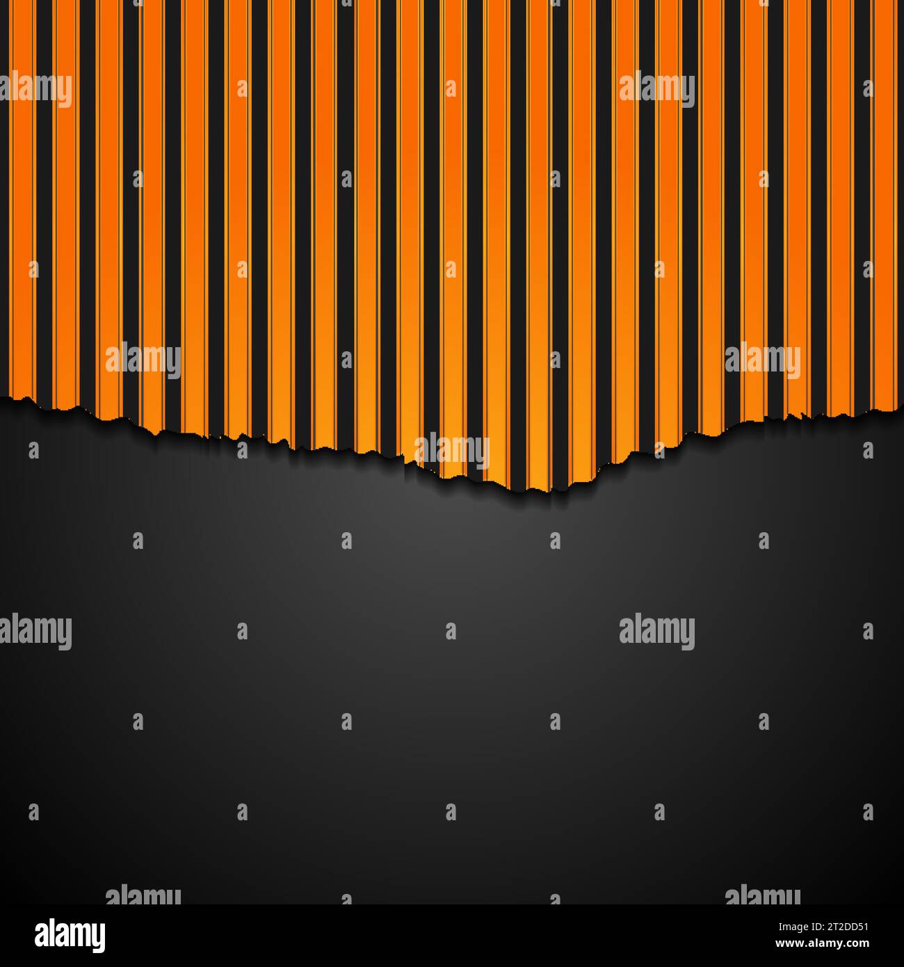 Halloween autumn pinstripe background with ragged edge. Abstract vector ...