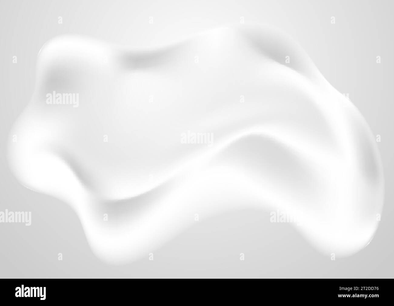 Abstract grey white neon liquid wavy shape futuristic background. Fluid ...