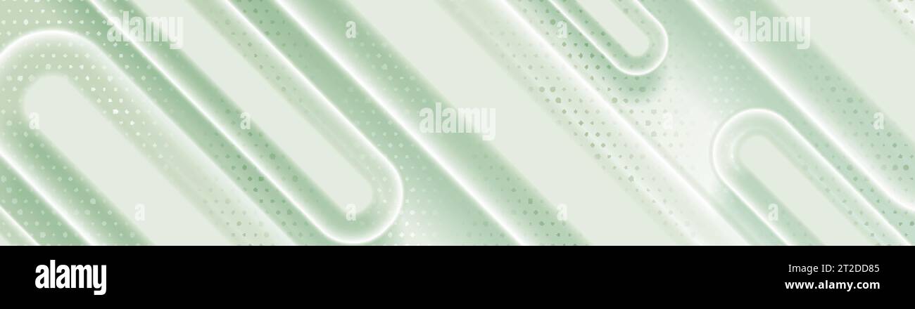 Light green geometric abstract tech background with small dots. Vector ...