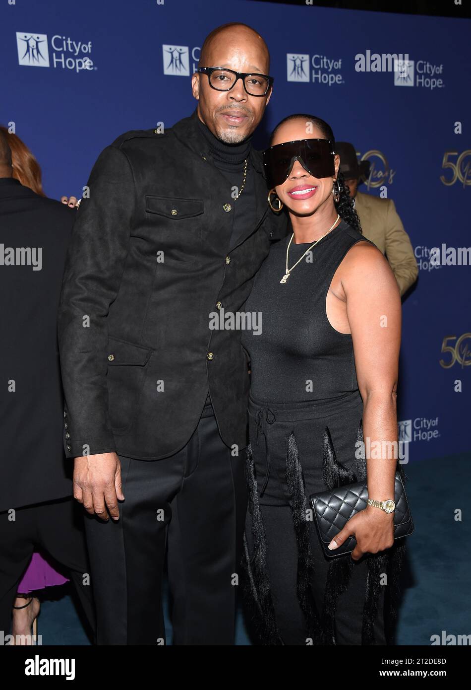 West Hollywood, USA. 18th Oct, 2023. Warren G and Tennille Griffin ...