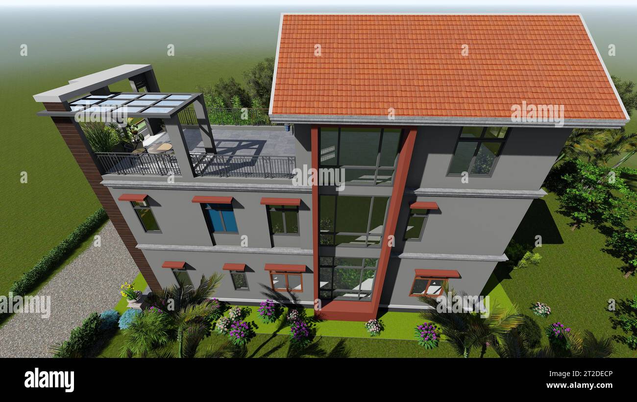 3d sketchup interior hi-res stock photography and images - Alamy