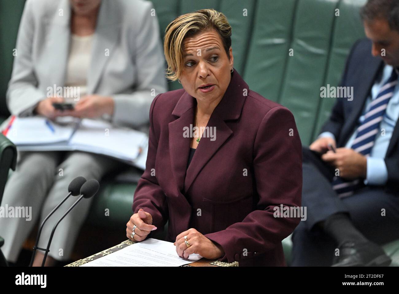 Minister for Communications Michelle Rowland during Question Time in ...