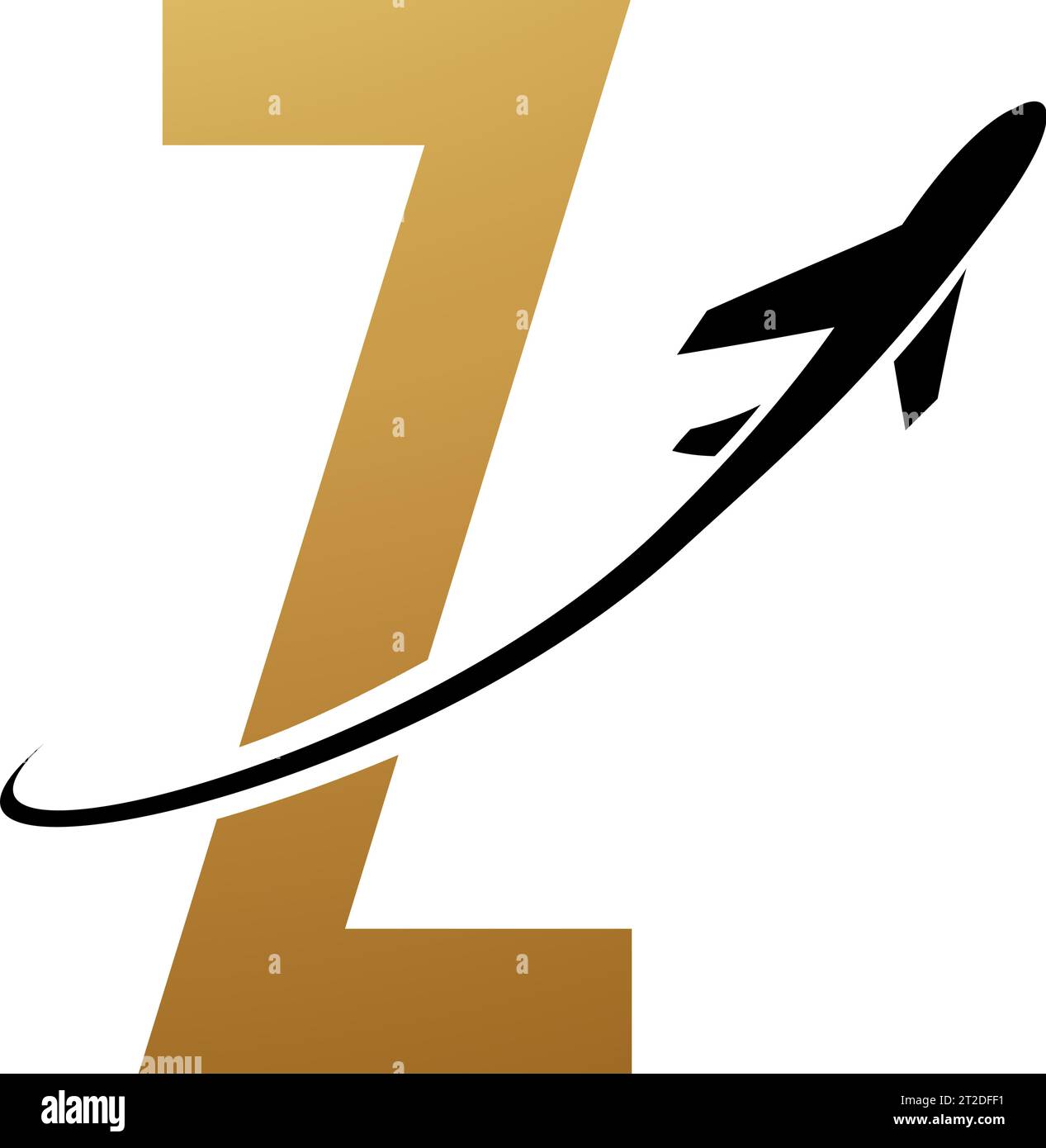 Z airplane logo Stock Vector Images - Alamy