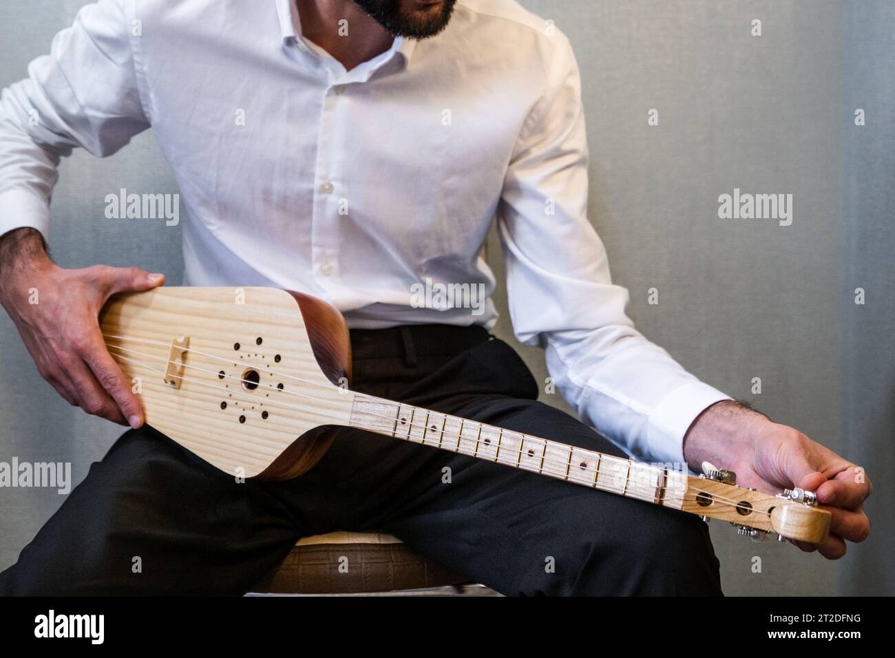 Panduri, traditional Georgian string instrument, a folk music ...