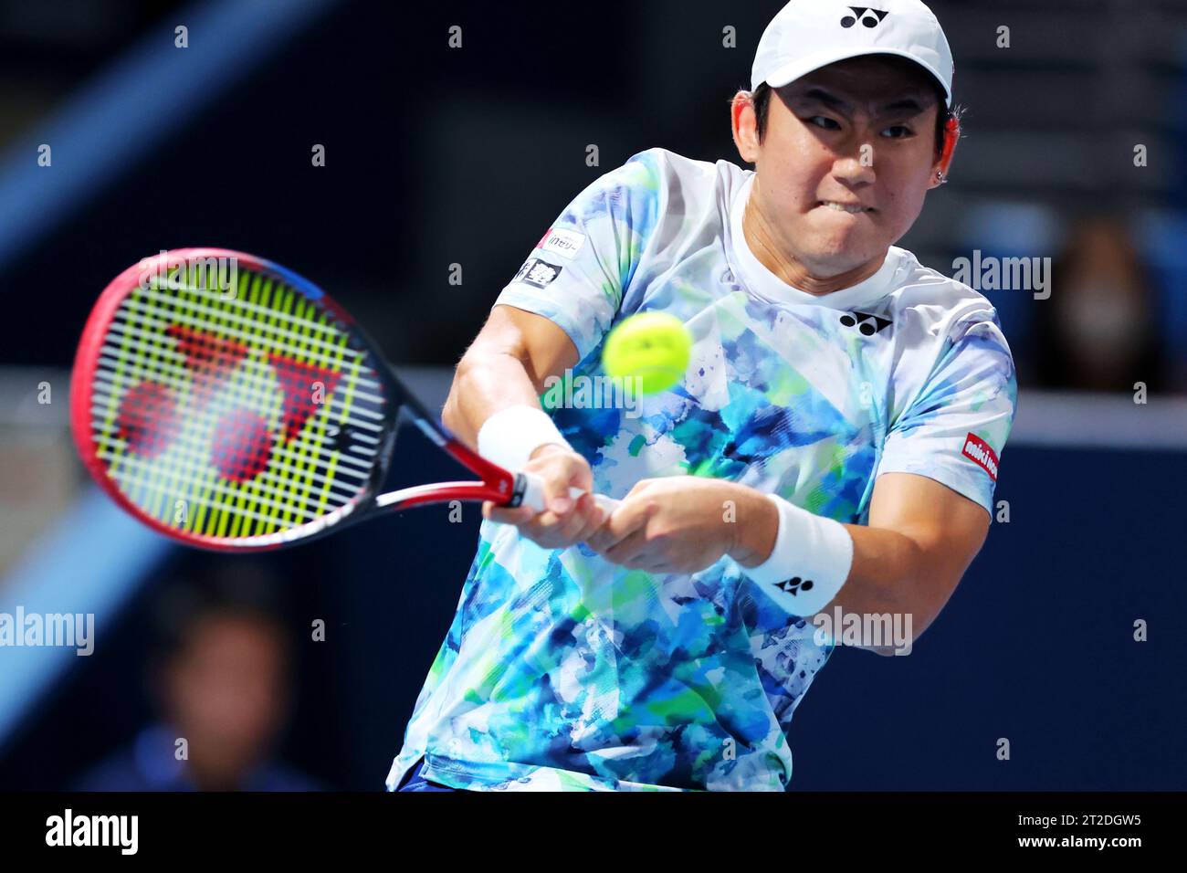 Ariake Coliseum, Tokyo, Japan. 18th Oct, 2023. Yoshihito Nishioka (JPN ...