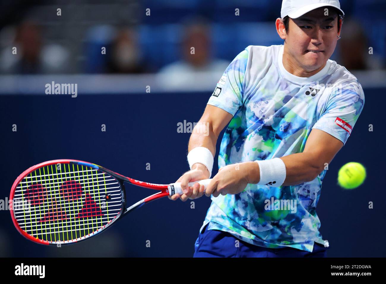 Ariake Coliseum, Tokyo, Japan. 18th Oct, 2023. Yoshihito Nishioka (JPN), OCTOBER 18, 2023 ...