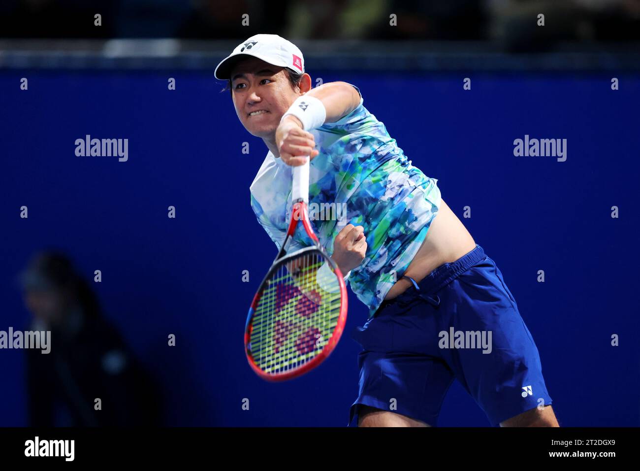 Ariake Coliseum, Tokyo, Japan. 18th Oct, 2023. Yoshihito Nishioka (JPN), OCTOBER 18, 2023 ...