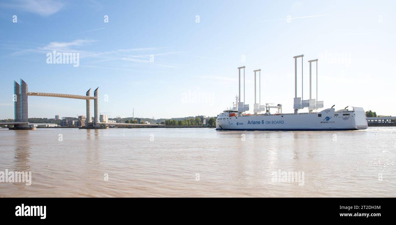 Bordeaux , France - 10 06 2023 : Canopee Canopy French freighter ship ...