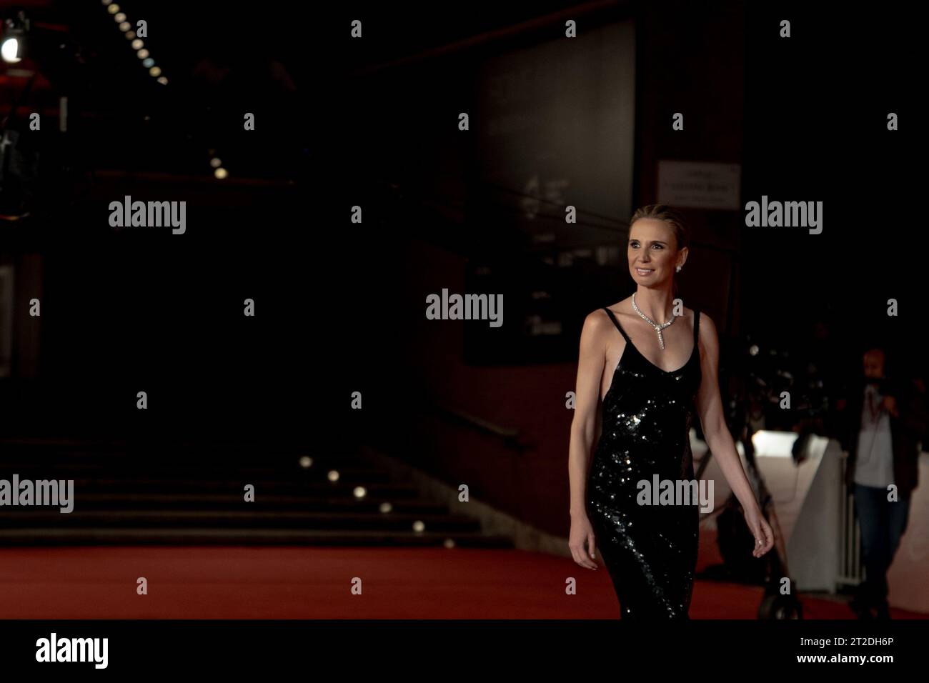 ROME, ITALY - OCTOBER 18: Emanuela Fanelli attends a red carpet for the ...