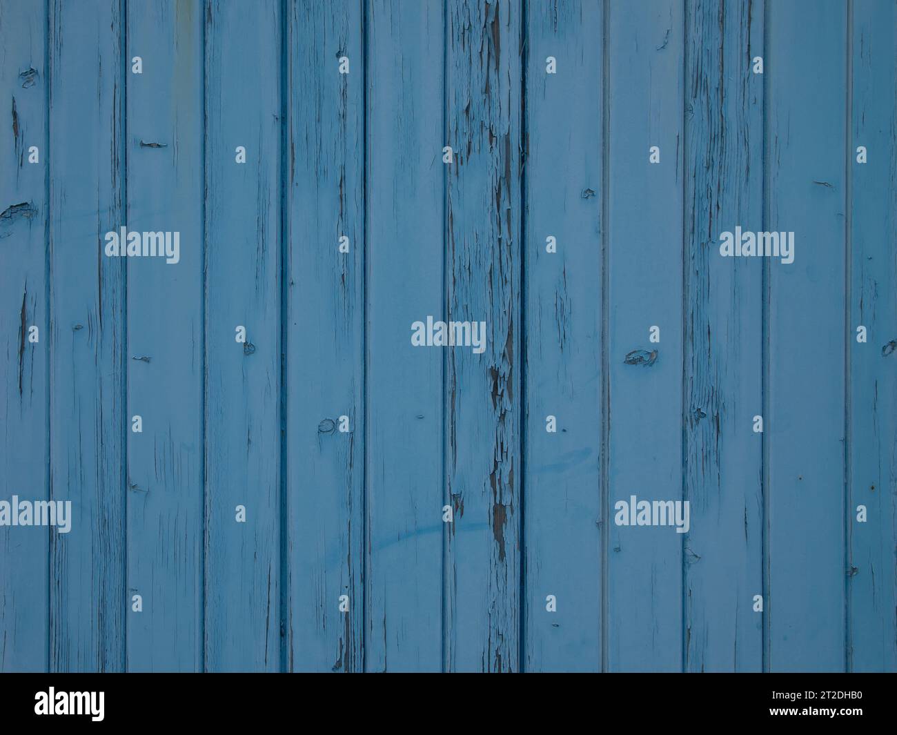blue wooden slats background with old painted boards Stock Photo - Alamy