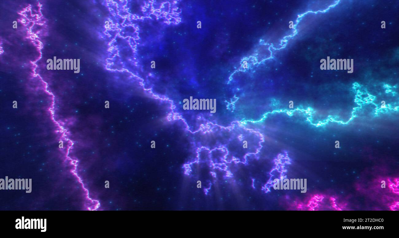 Abstract futuristic background with blue and purple multi-colored ...