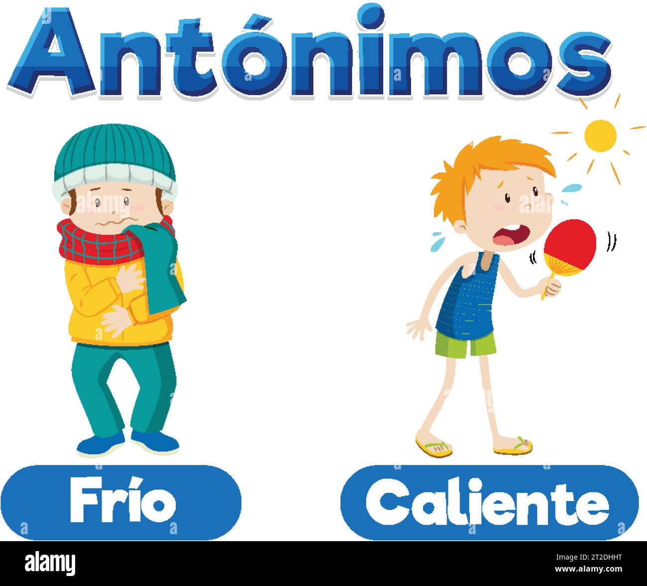 Sentindo Frio Clipart