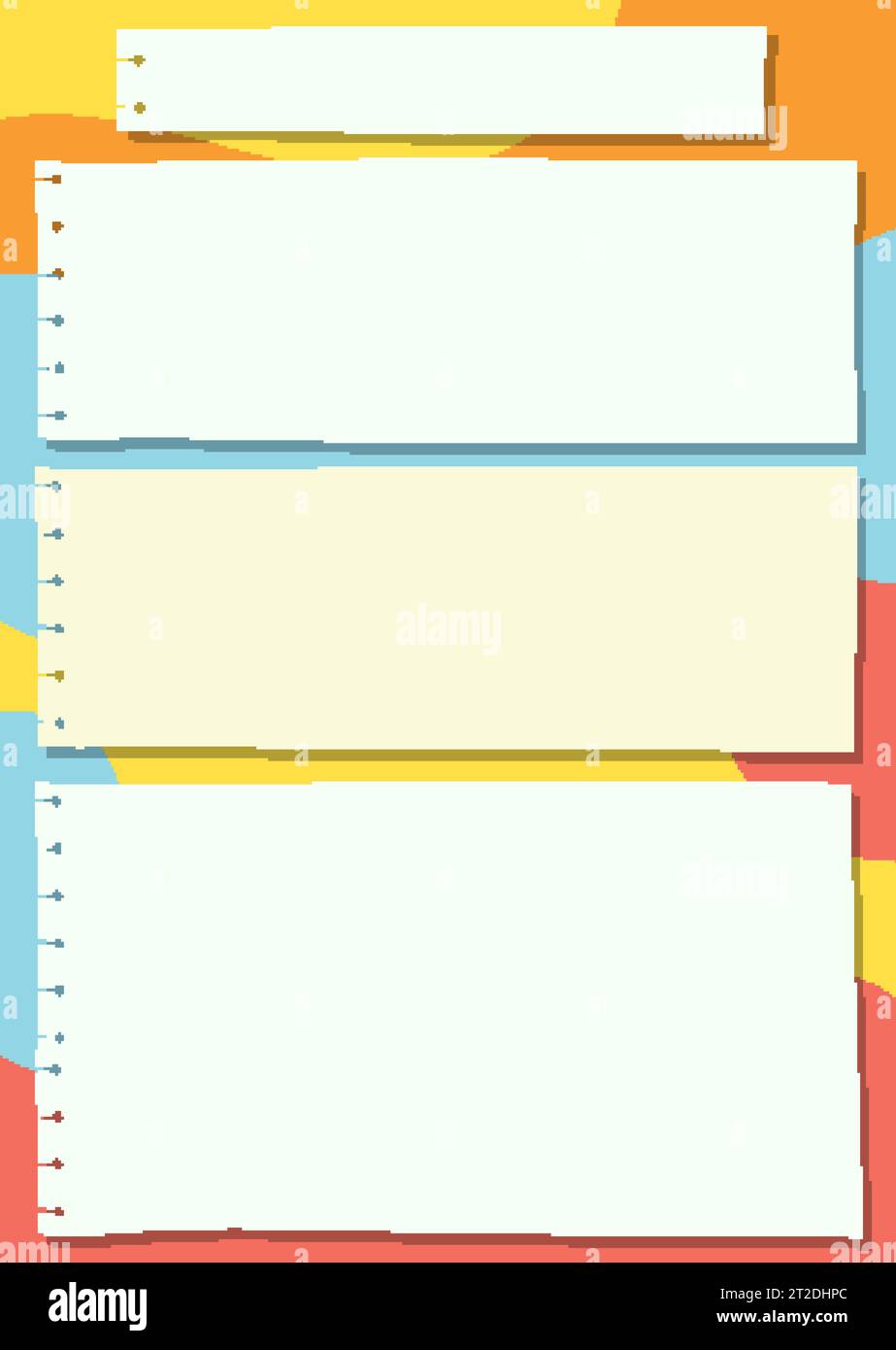 A vibrant and organized dashboard for managing tasks Stock Vector Image ...