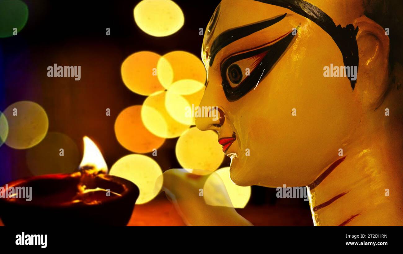 happy Durga puja advertisement, Kolkata durga puja, Navaratri, Dussehra ...