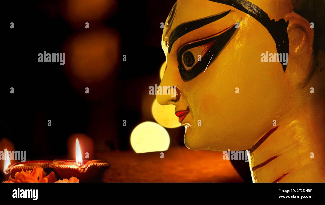 happy Durga puja advertisement, Kolkata durga puja, Navaratri, Dussehra ...