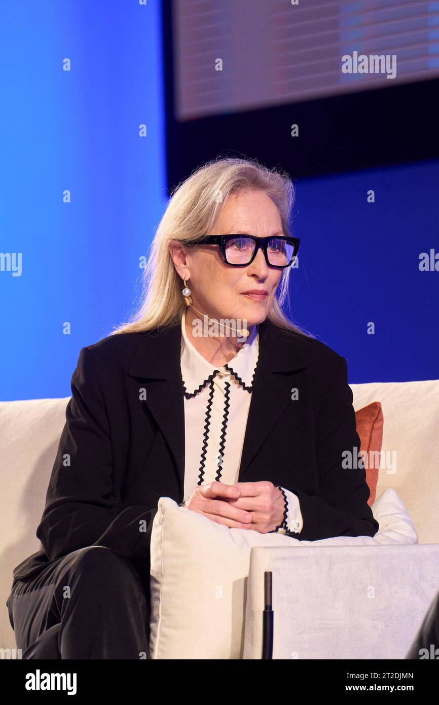 October 18, 2023, Madrid, Madrid, Spain: Meryl Streep attends 'Sin ...