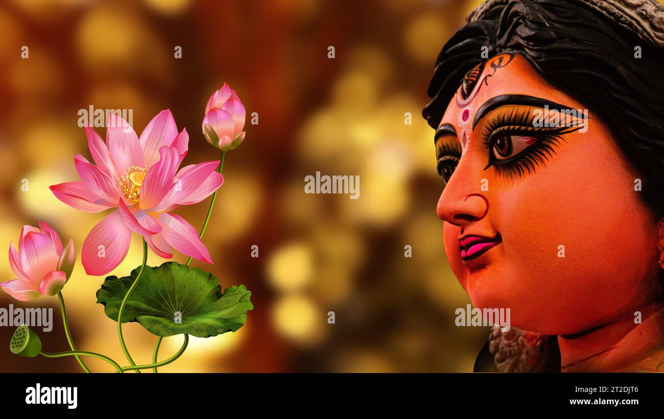 happy Durga puja advertisement, Kolkata durga puja, Navaratri, Dussehra ...