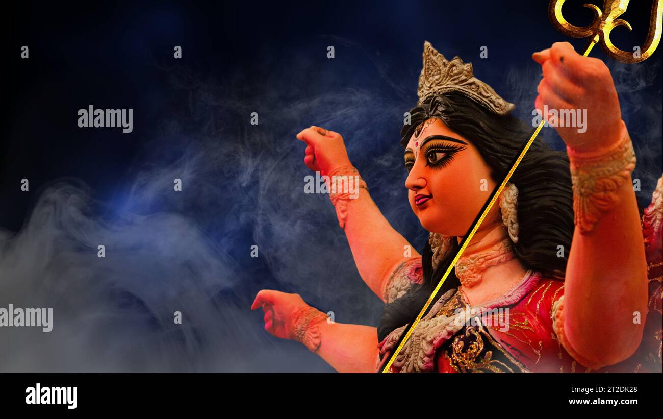 happy Durga puja advertisement, Kolkata durga puja, Navaratri, Dussehra ...