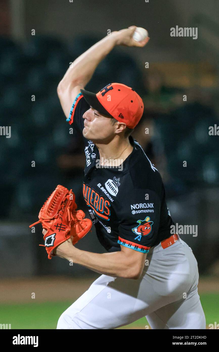 HERMOSILLO, MEXICO - OCTOBER 18: Jose Castillo relief pitcher for the ...