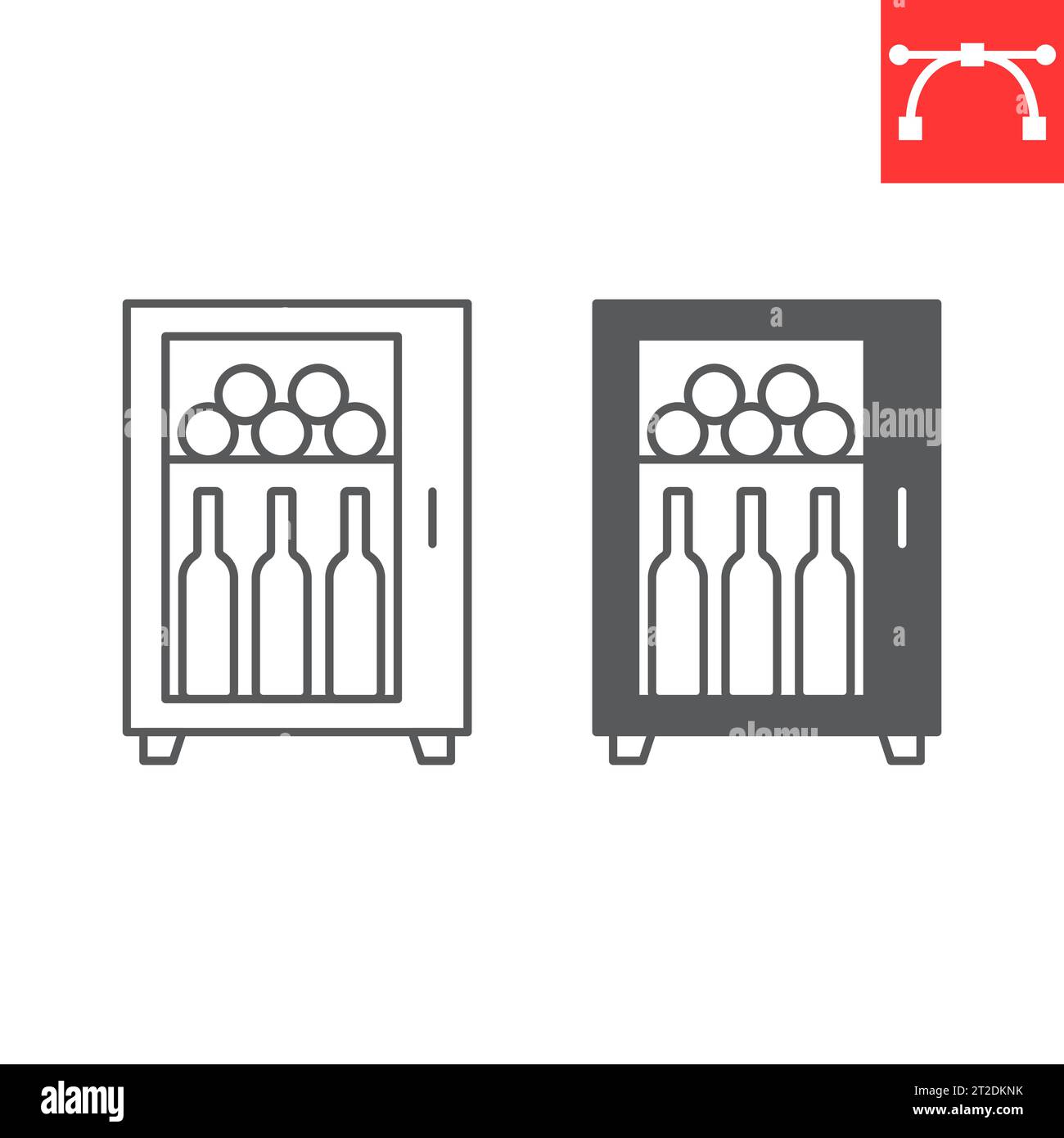 Vine bottle fridge hi-res stock photography and images - Alamy