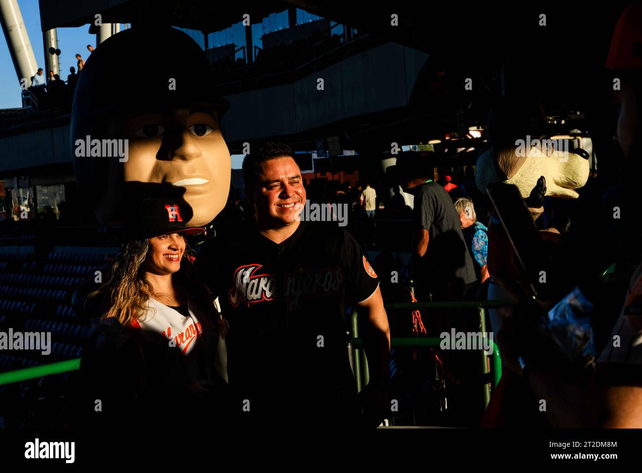 HERMOSILLO, MEXICO - OCTOBER 15: Fans take photos with the monumental ...