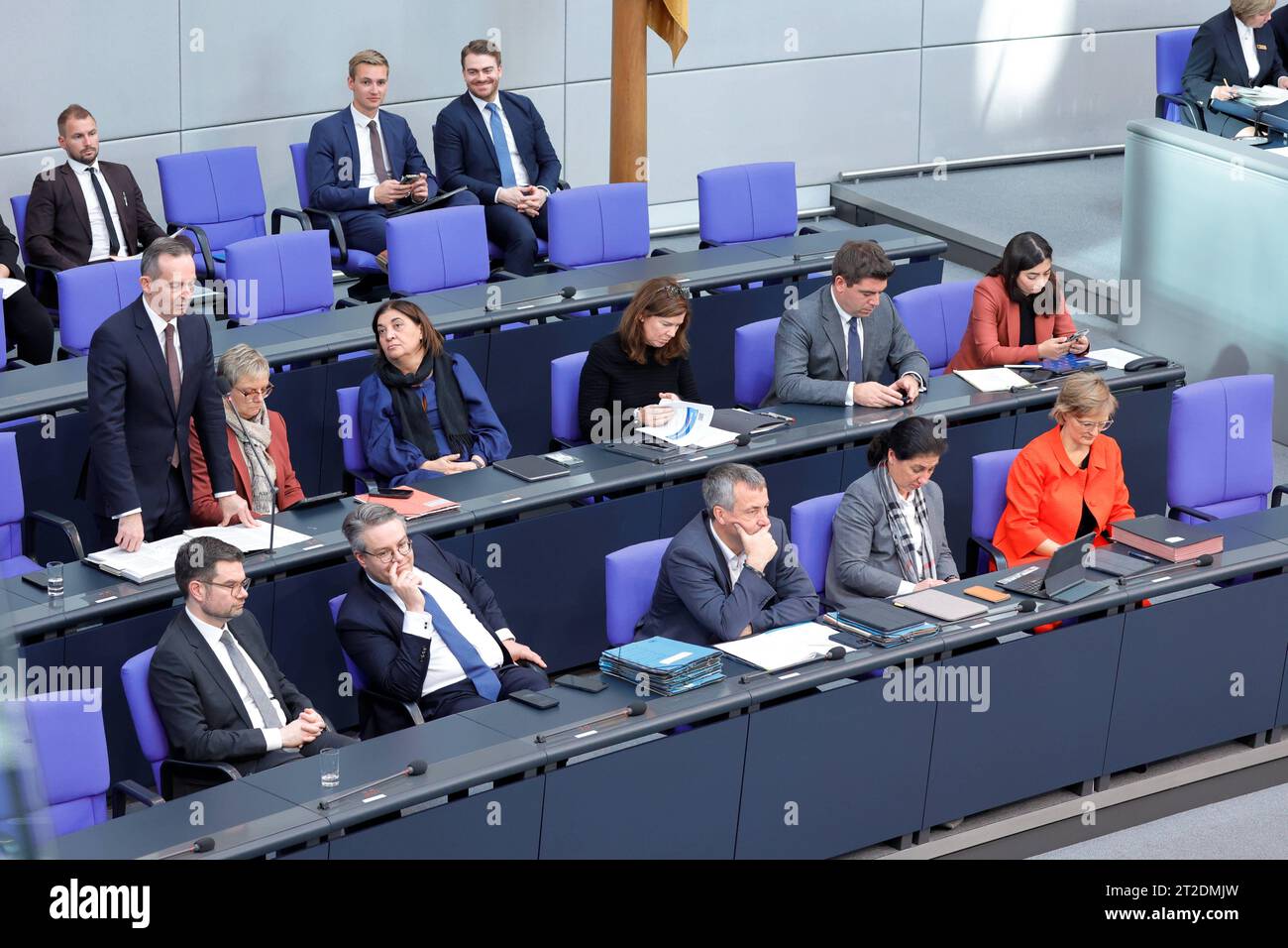 Regierungsbank, Deutschland, Berlin, Reichstag, Regierungsbefragung des ...