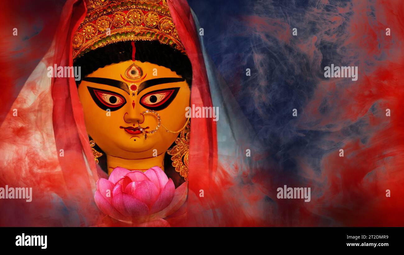 happy Durga puja advertisement, Kolkata durga puja, Navaratri, Dussehra ...