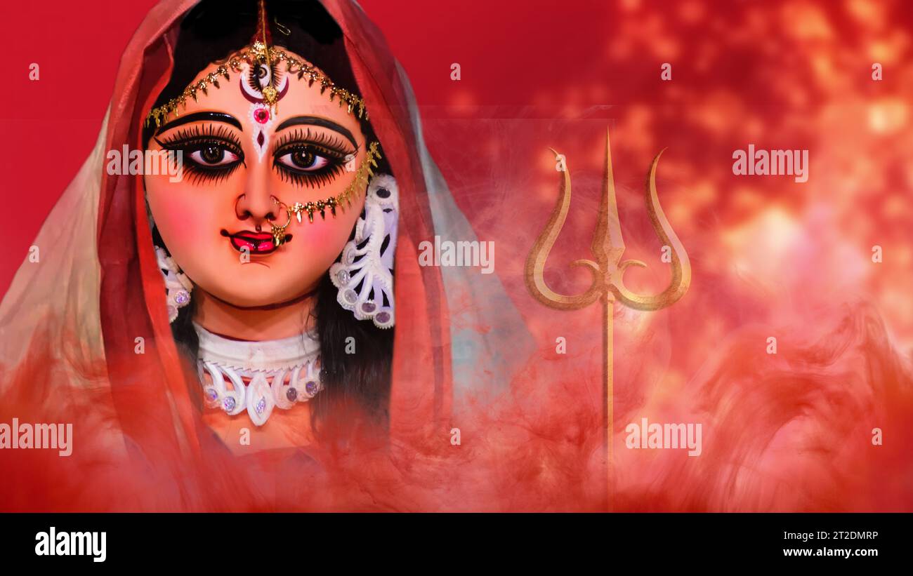 happy Durga puja advertisement, Kolkata durga puja, Navaratri, Dussehra ...