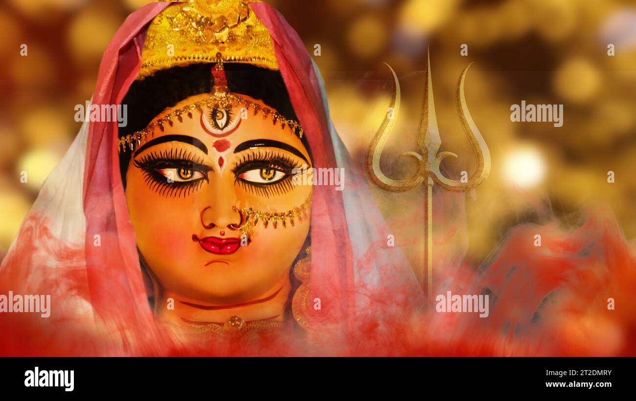 happy Durga puja advertisement, Kolkata durga puja, Navaratri, Dussehra ...