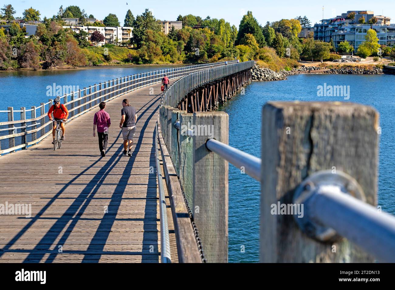 Selkirk Trestle Bridge, Victoria, Vancouver Island Stock Photo - Alamy