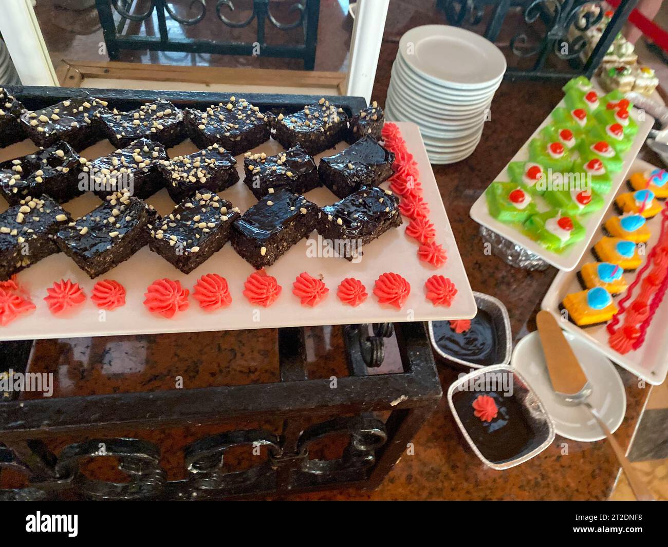 Variety of sweets hi-res stock photography and images - Alamy