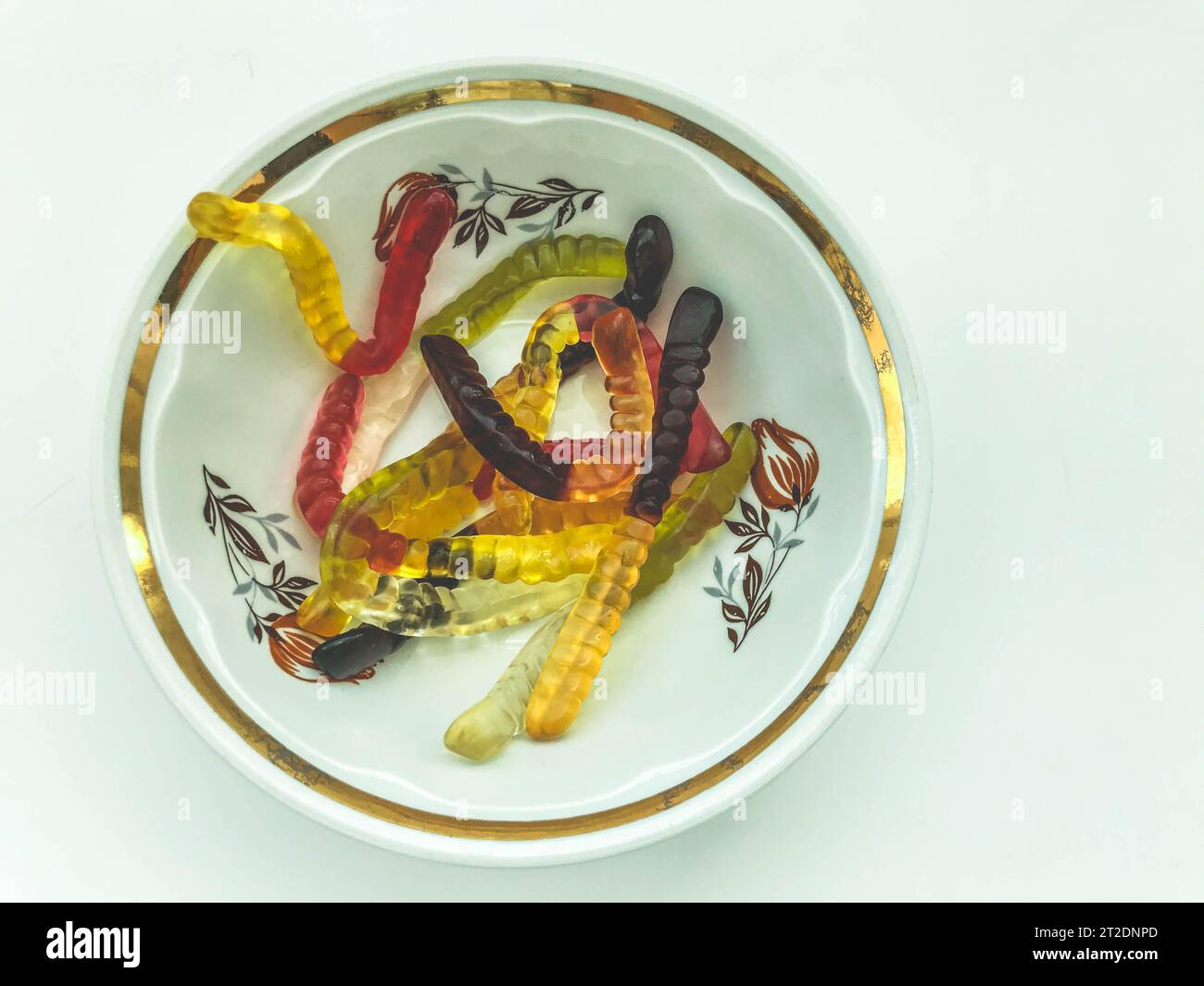 Bright delicious beautiful juicy multi-colored gelatinous gummy sweet ...