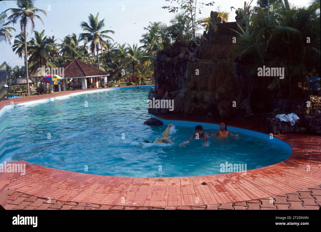Swimming Pool at a Hotel in Kumarkom, Kerala, India Stock Photo - Alamy