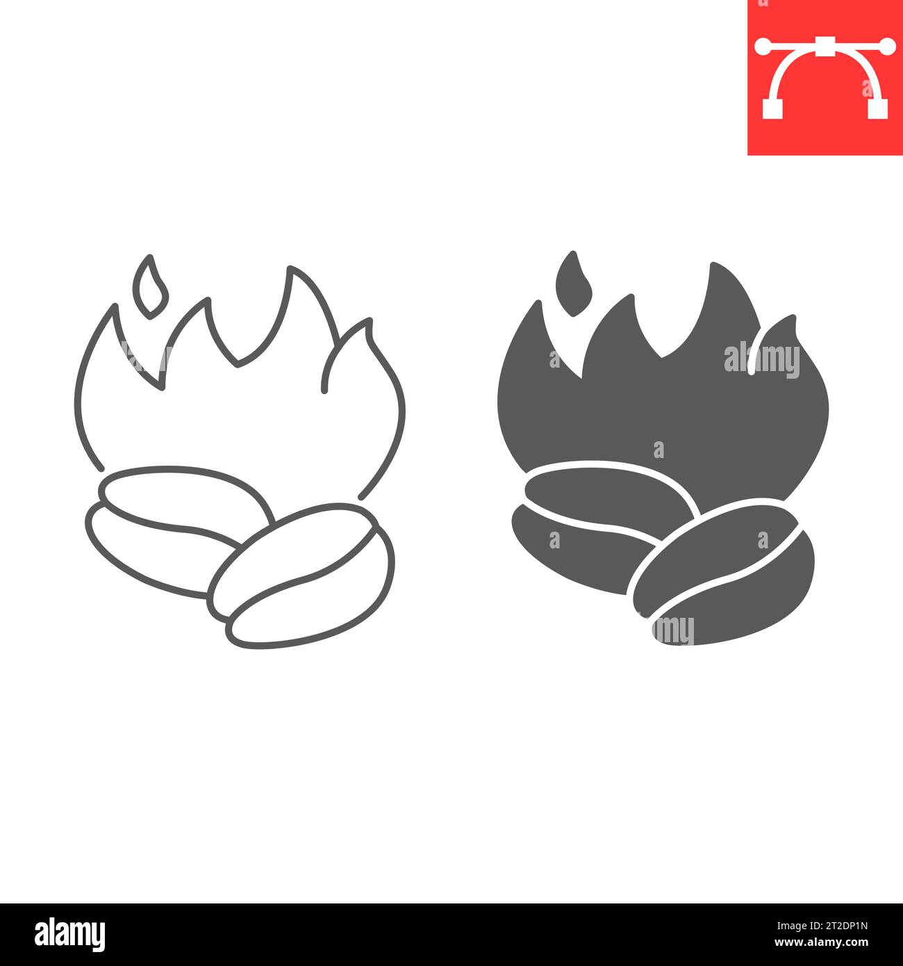 Roasting plant Stock Vector Images - Alamy