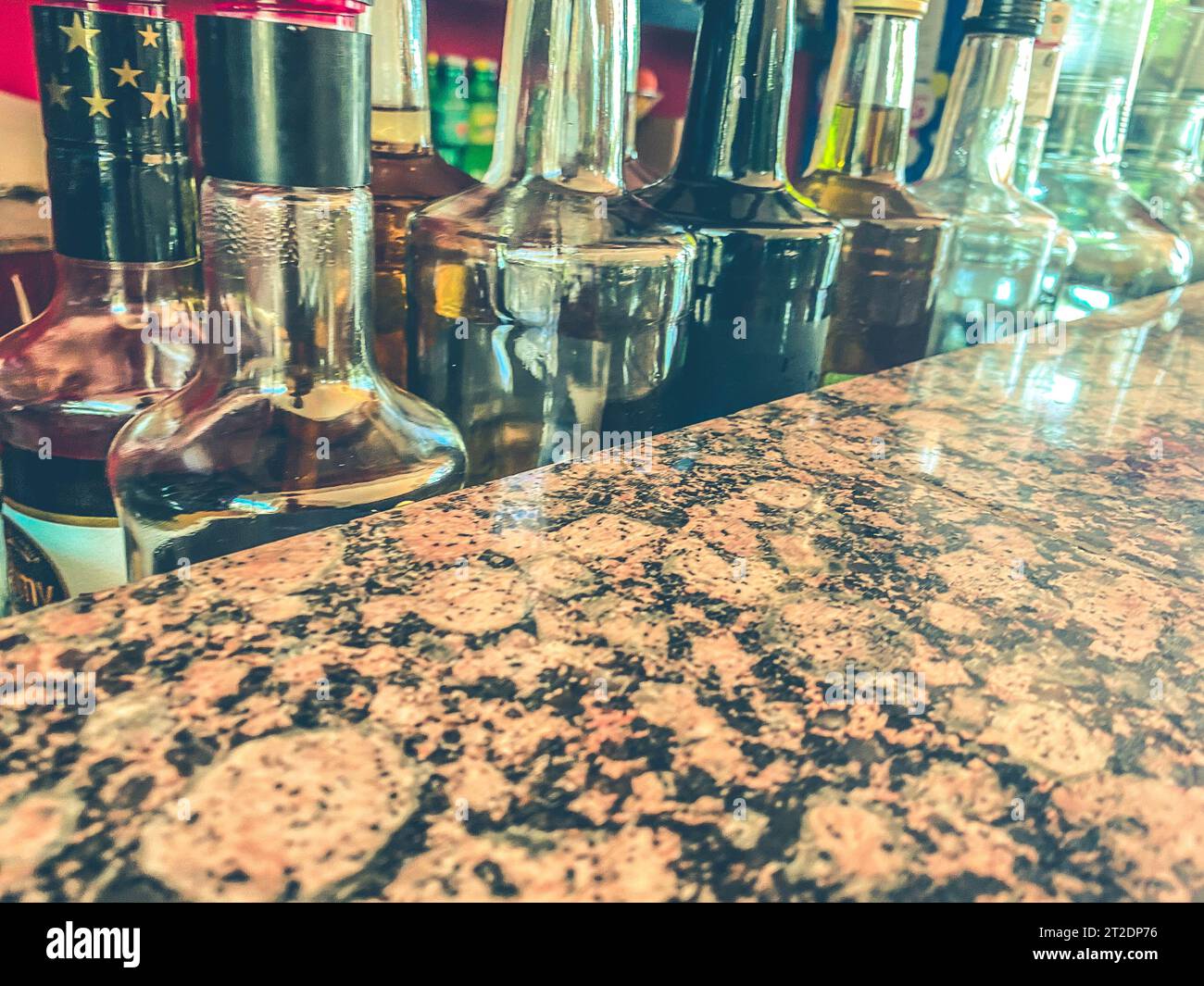 Small liquor production based on maple syrup. Multitude of pure alcohol ...