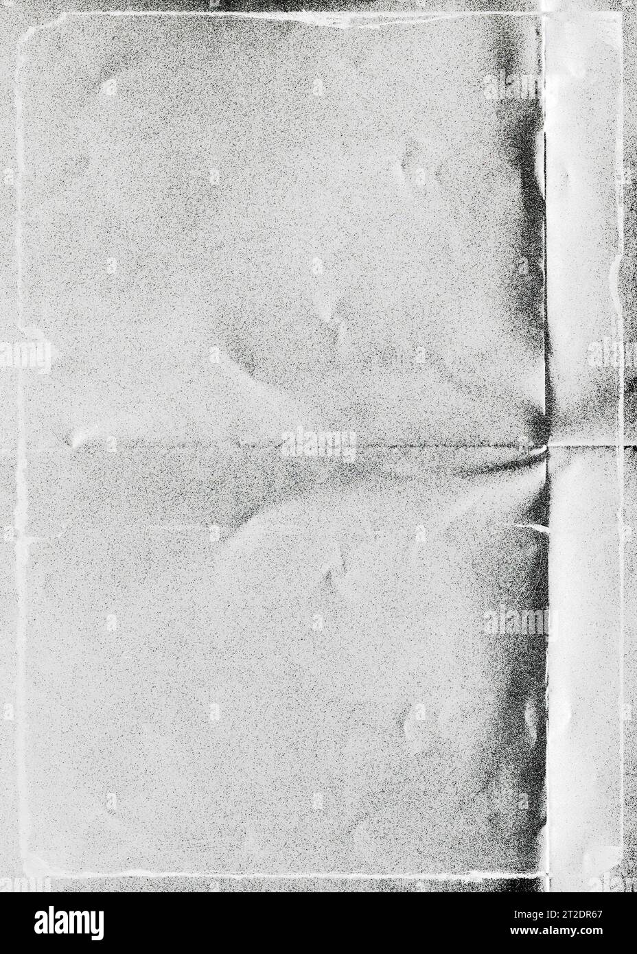 Texture of old surface on black background with white scratches, stamp ...