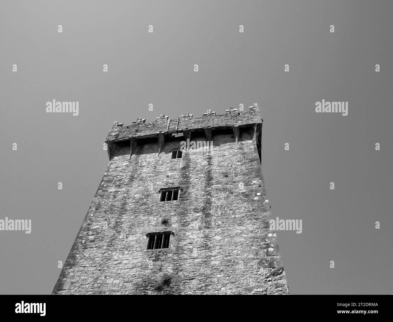 Old celtic castle tower, Blarney castle in Ireland, old ancient celtic ...