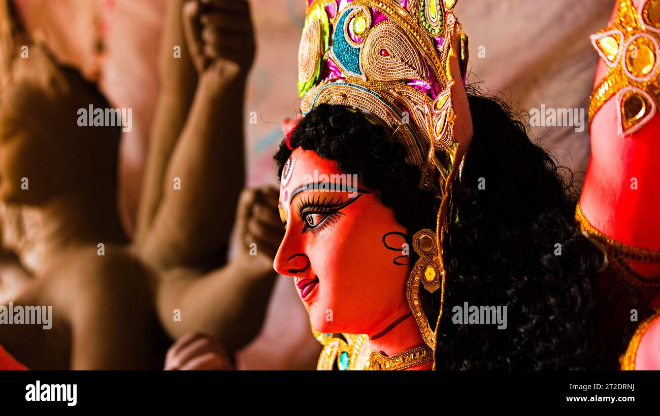 happy Durga puja advertisement, Kolkata durga puja, Navaratri, Dussehra ...
