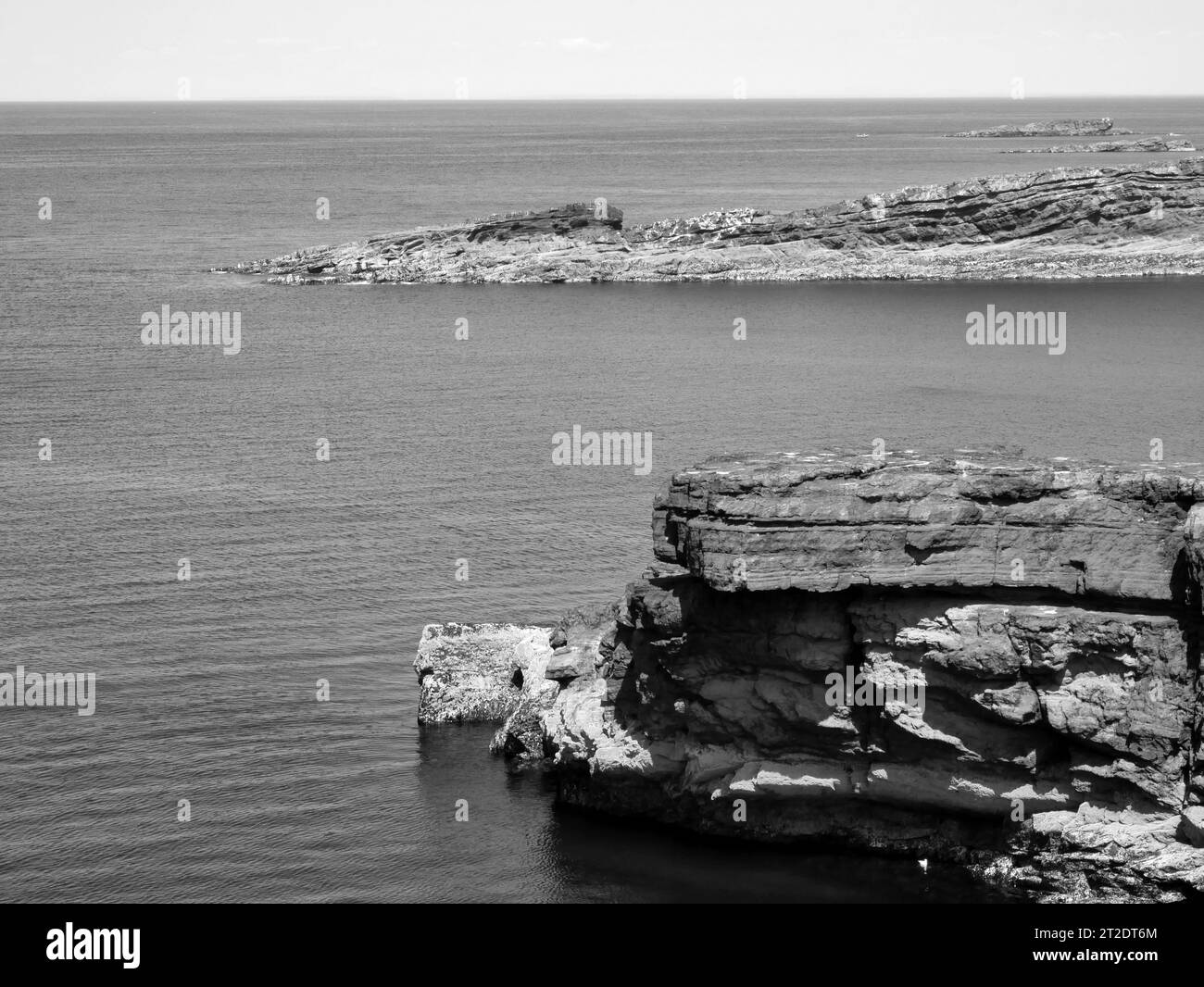 Cliffs and Atlantic ocean, rocks canyon and laguna, beauty in nature ...