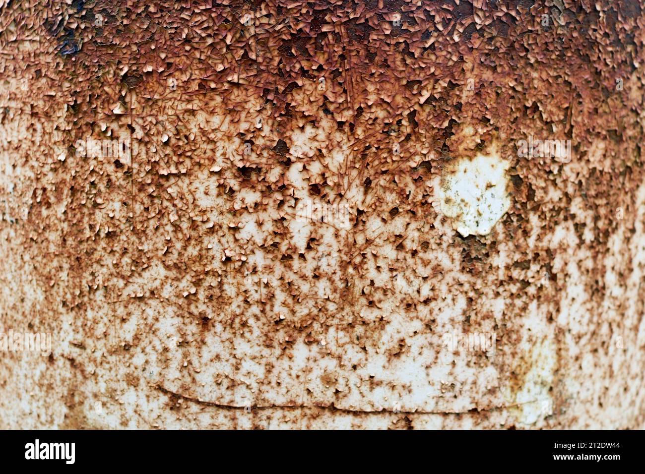 Texture of rusty brown old shabby oxidized metal, iron with expanded ...