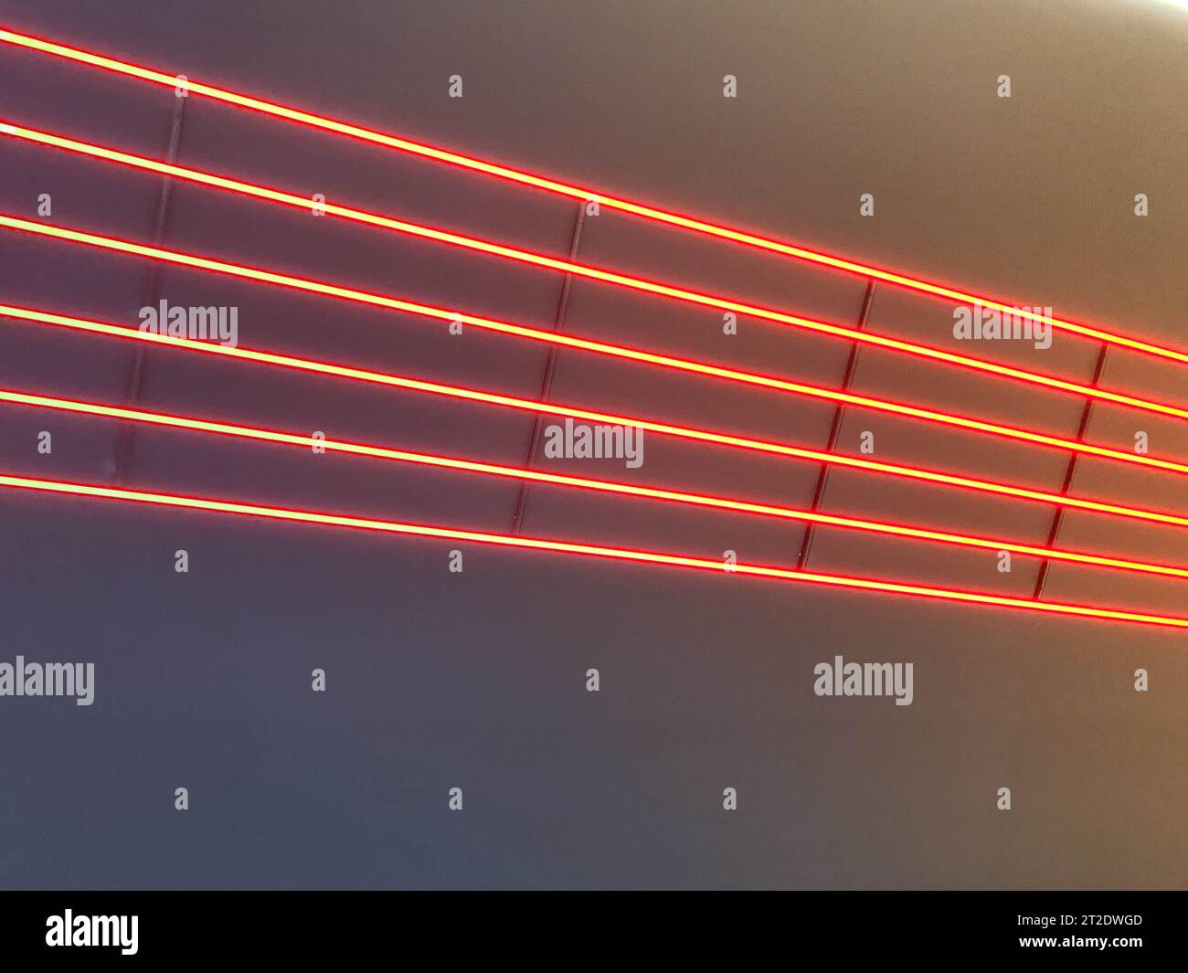 Texture of red glowing bright neon LED multicolored laser abstract ...