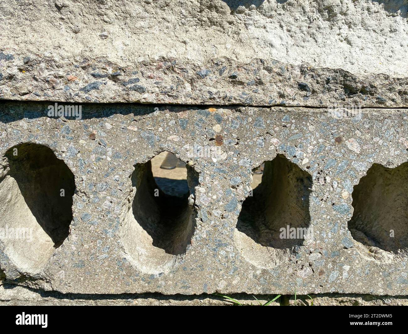 Surface texture of solid gray construction concrete cement slab with ...