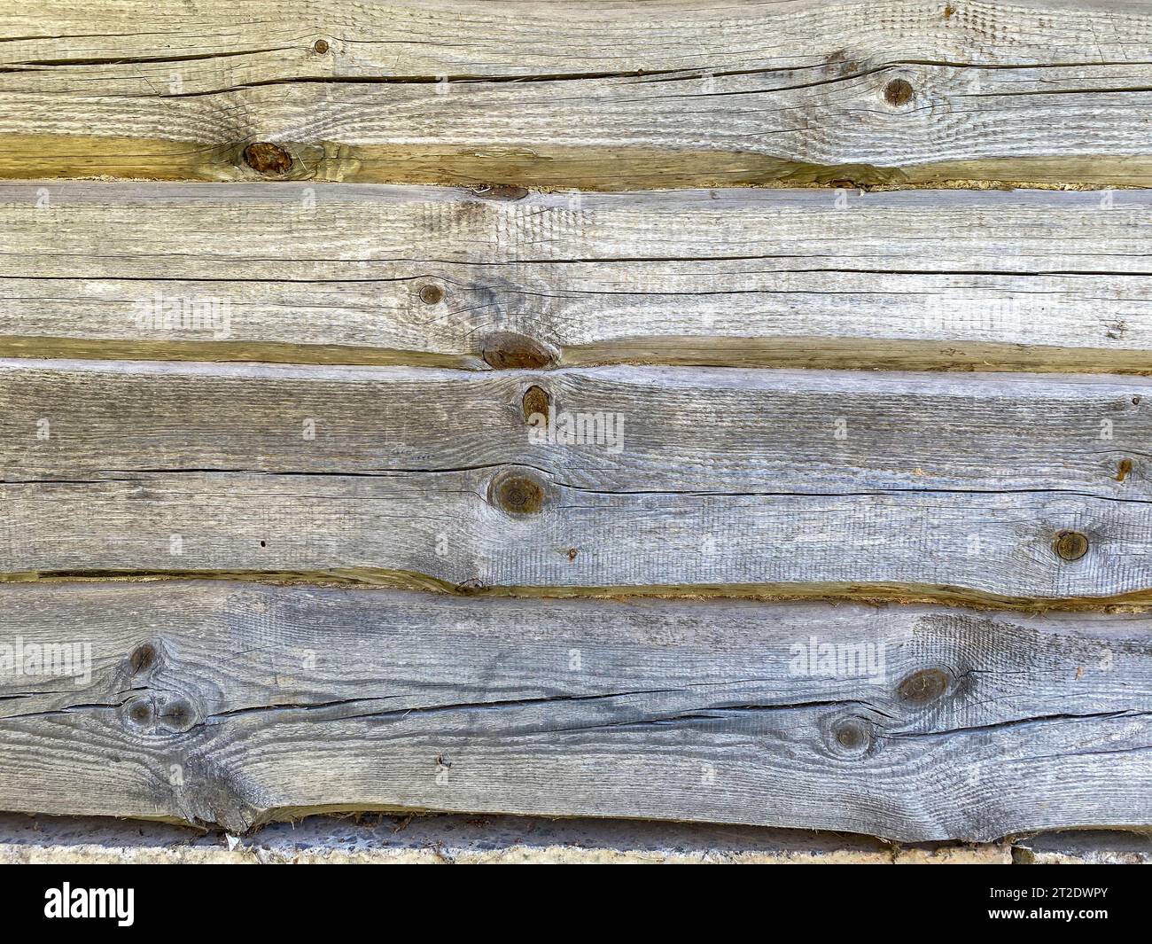 Brown wood texture of natural wood from horizontal planks with knots ...