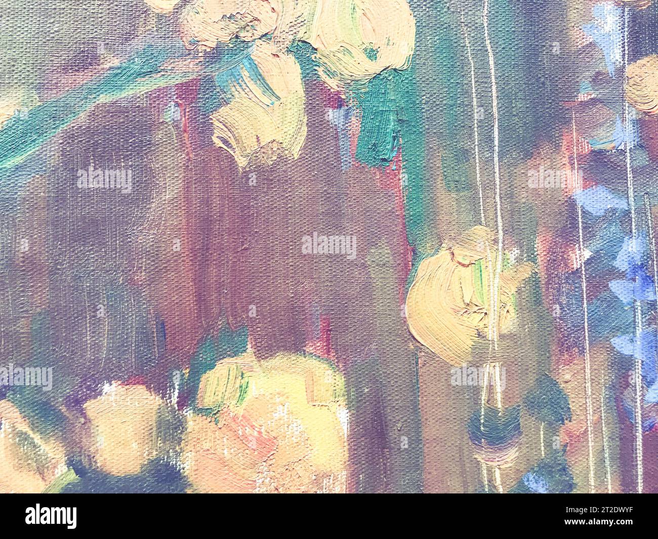 Hand drawn oil painting hi-res stock photography and images - Alamy