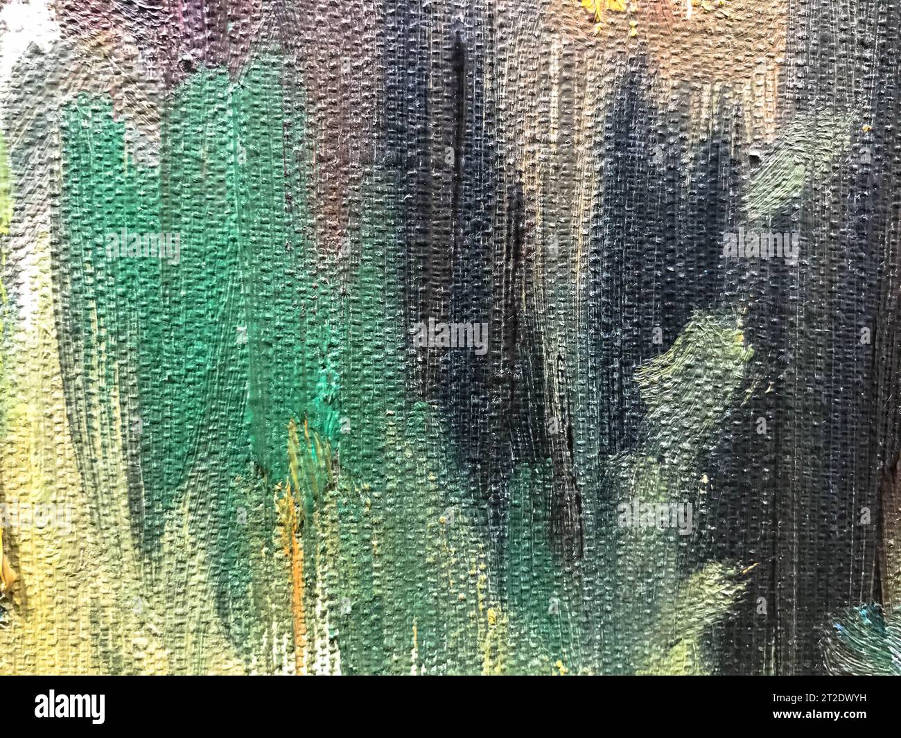 Abstract art background hand drawn acrylic painting. Brushstrokes ...