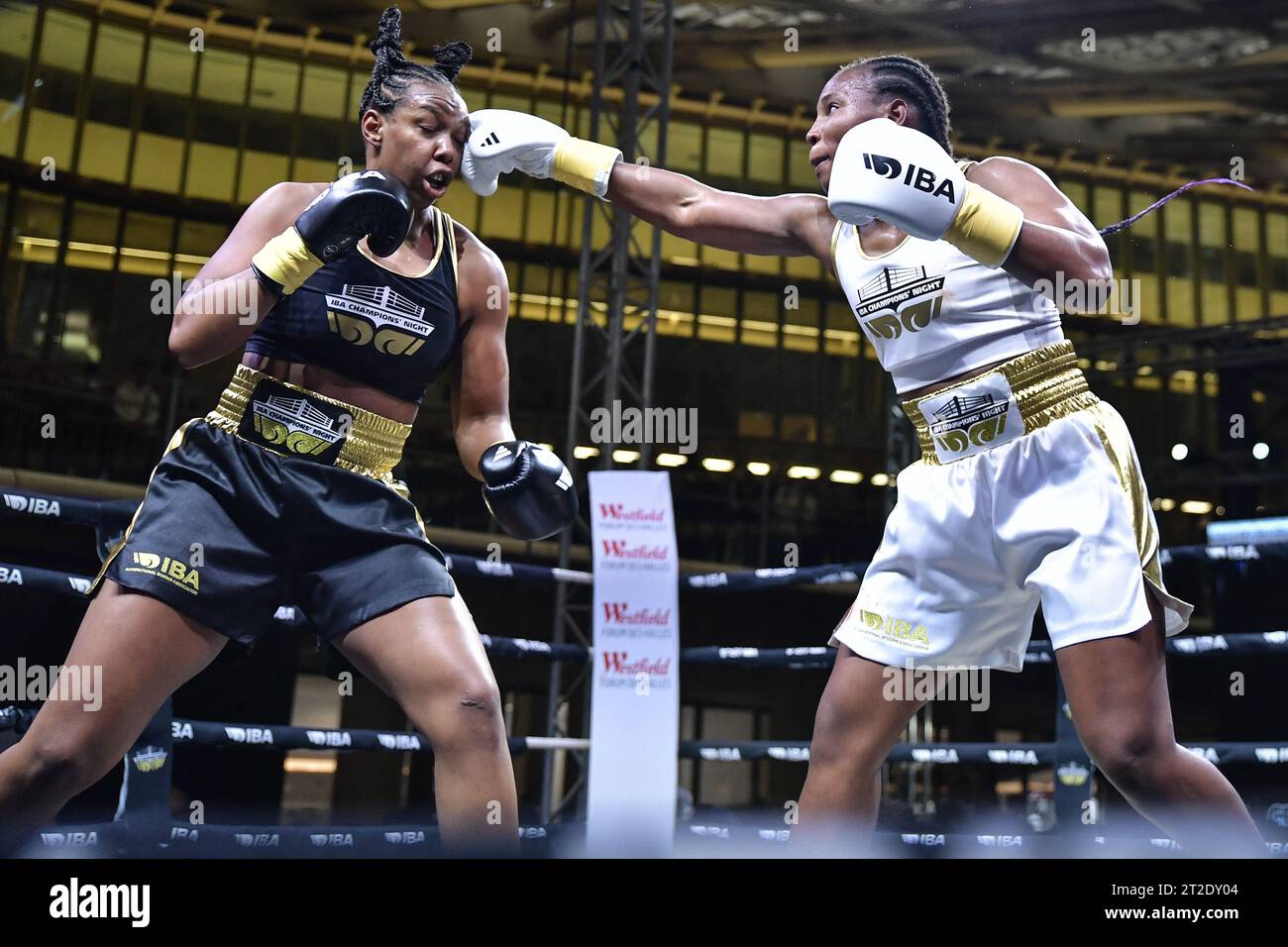 Paris, France. 18th Oct, 2023. Mozambican boxer Rady Adosinda Gramane ...